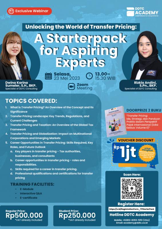 Ikuti Seminar Ini untuk Pahami Peluang Karier Bidang Transfer Pricing Ikuti Seminar Ini untuk Pahami Peluang Karier Bidang Transfer Pricing